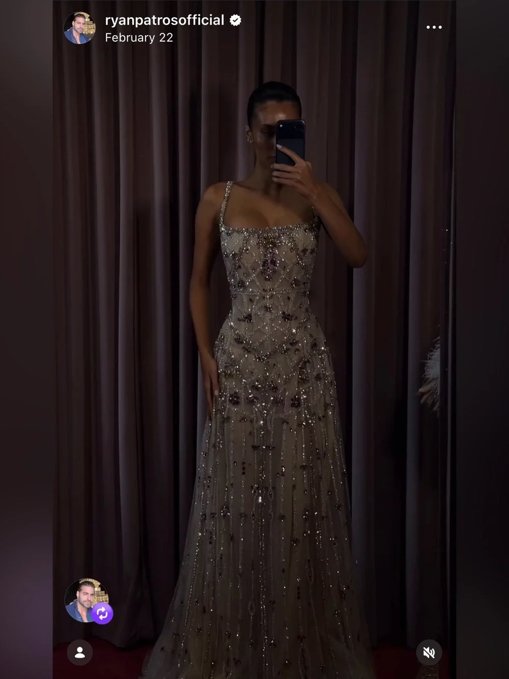 ryan patros | Dresses | Beaded Strapless Nude Evening Gown | Poshmark